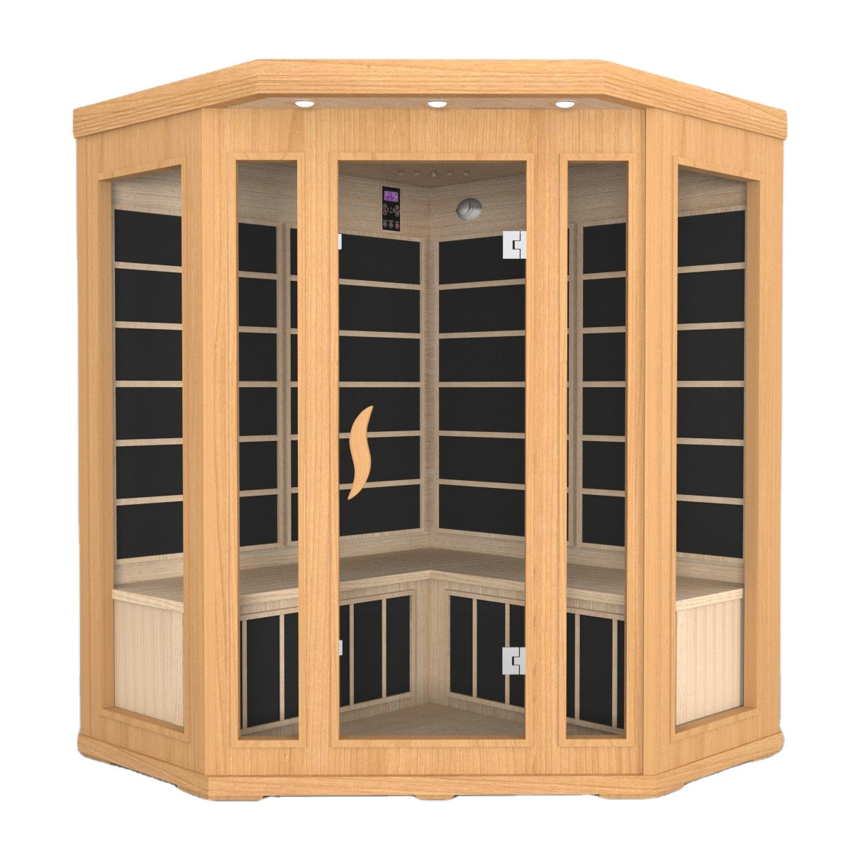 SAUNA EVOLUTION® Low EMF Indoor Wood Sauna With Carbon Panel Far Infra ...