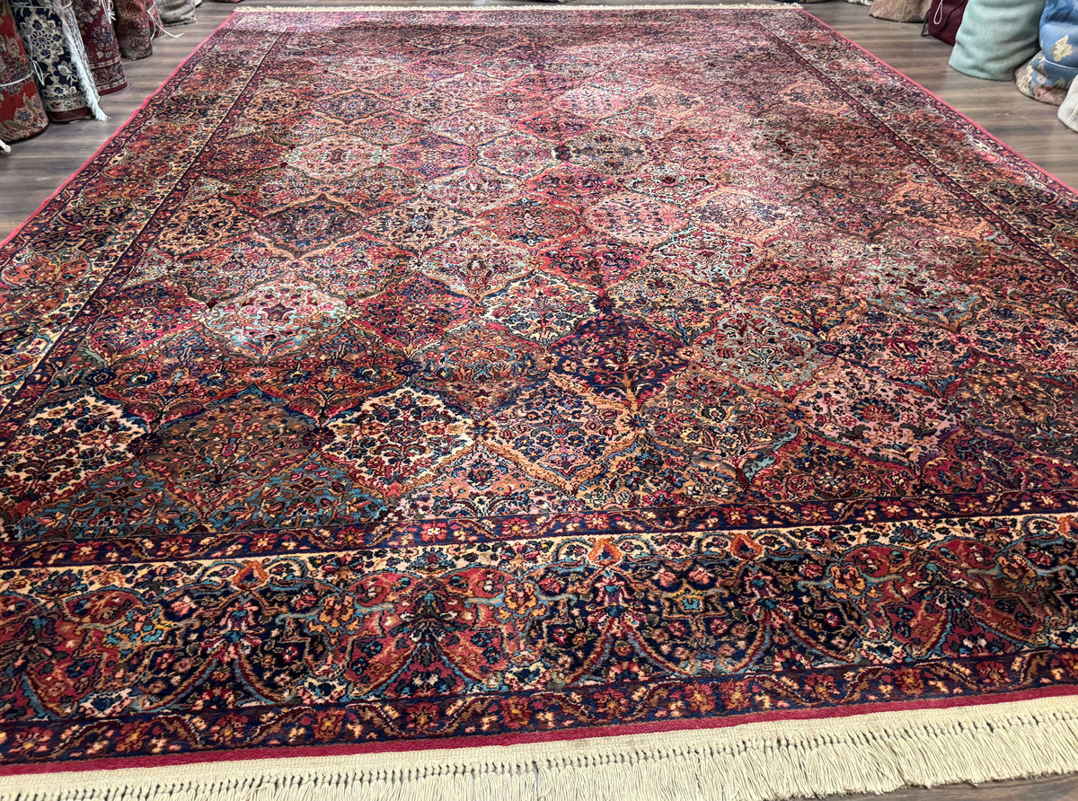 12x16 Karastan Multicolor Panel Kirman Rug #717, Rare Palace Size Wool ...