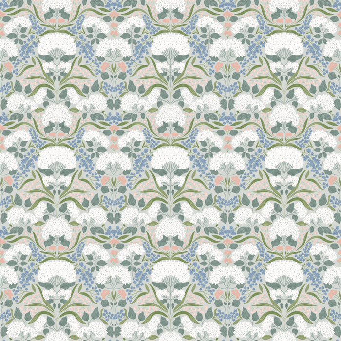 Catherine Wallpaper by Ashton Elizabeth — Farmhouse Kitchen and Bath