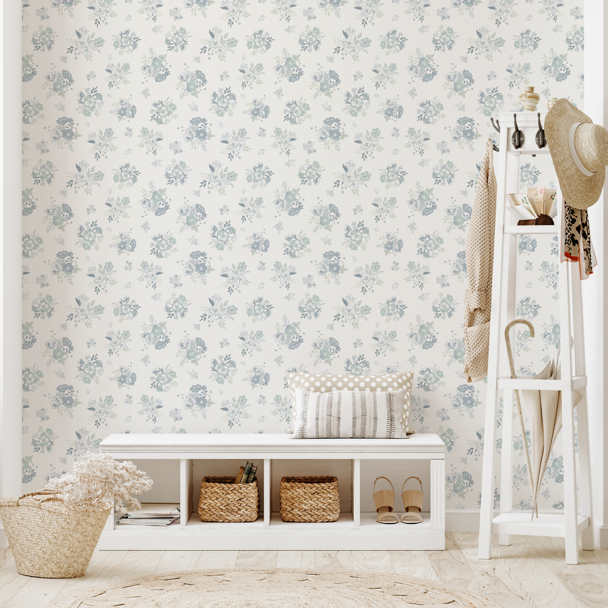 Felice Wallpaper by Trisha Patel — Farmhouse Kitchen and Bath