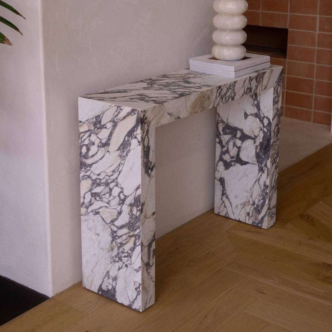 Calacatta Viola Marble Rectangular Console Polished NTRVS208 ...