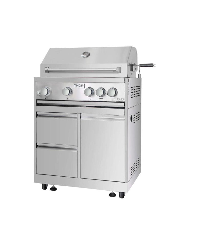 THOR Outdoor Kitchen BBQ Grill Cabinet in Stainless Steel, MK03SS304 ...