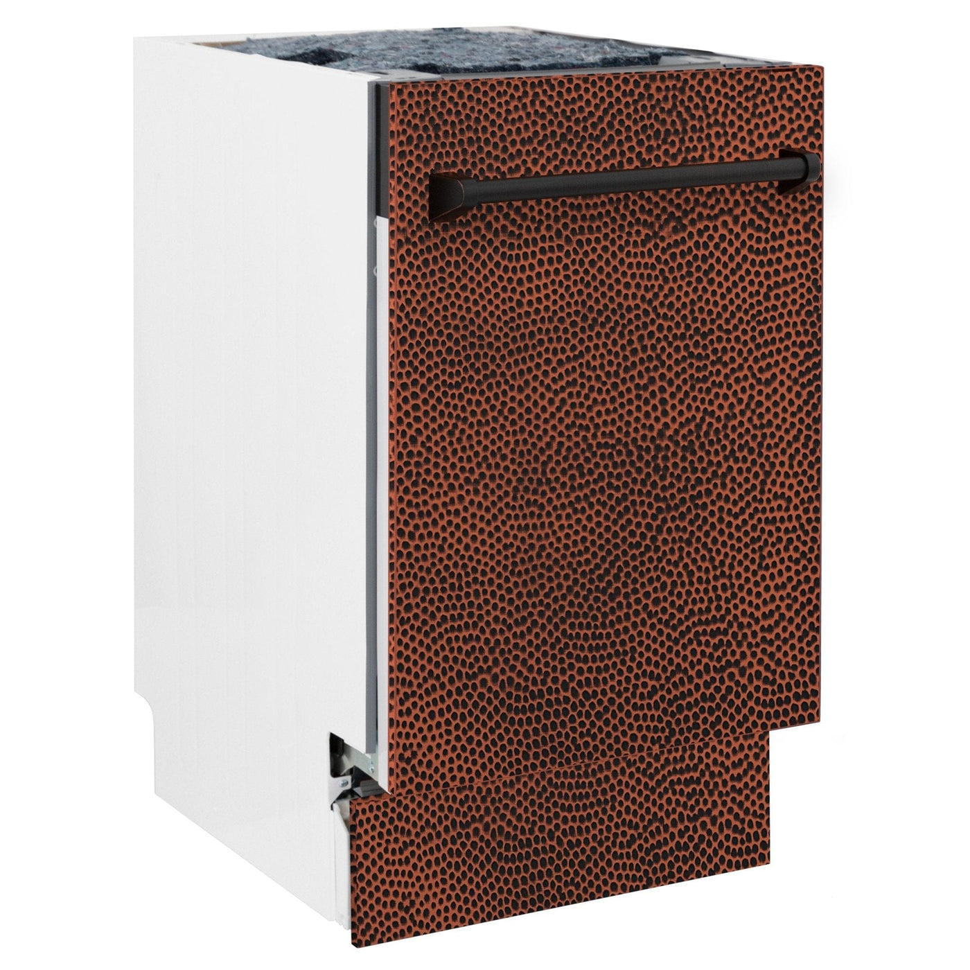ZLINE 18" Dishwasher, Hammered Copper panel, Stainless Tub — Farmhouse ...