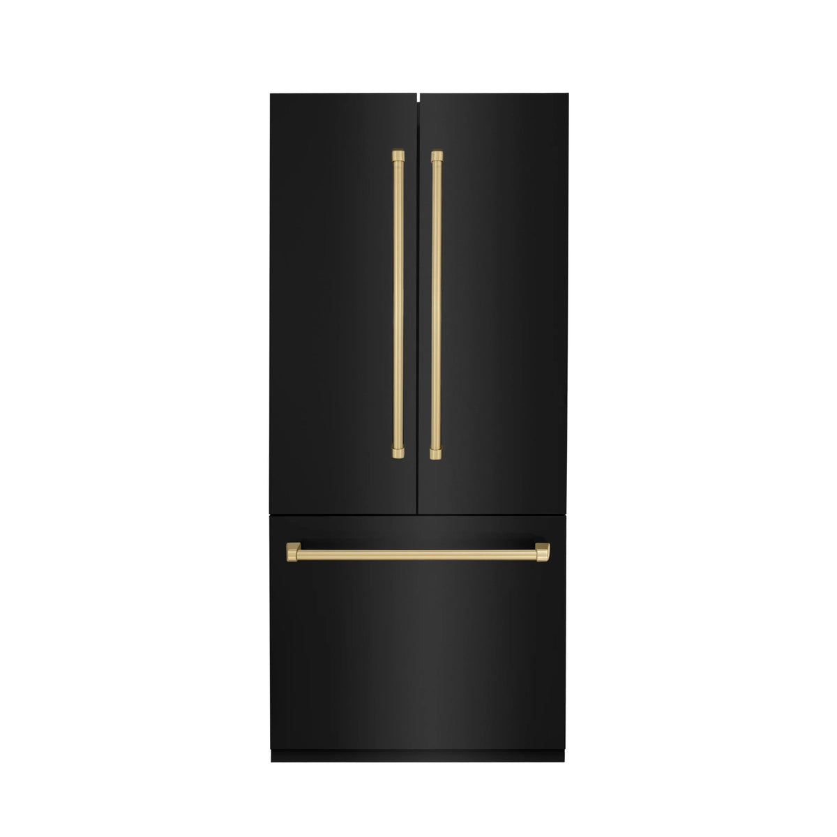 ZLINE 36" French Door Fridge, Black, Champagne Bronze RBIVZ-BS-36-CB ...