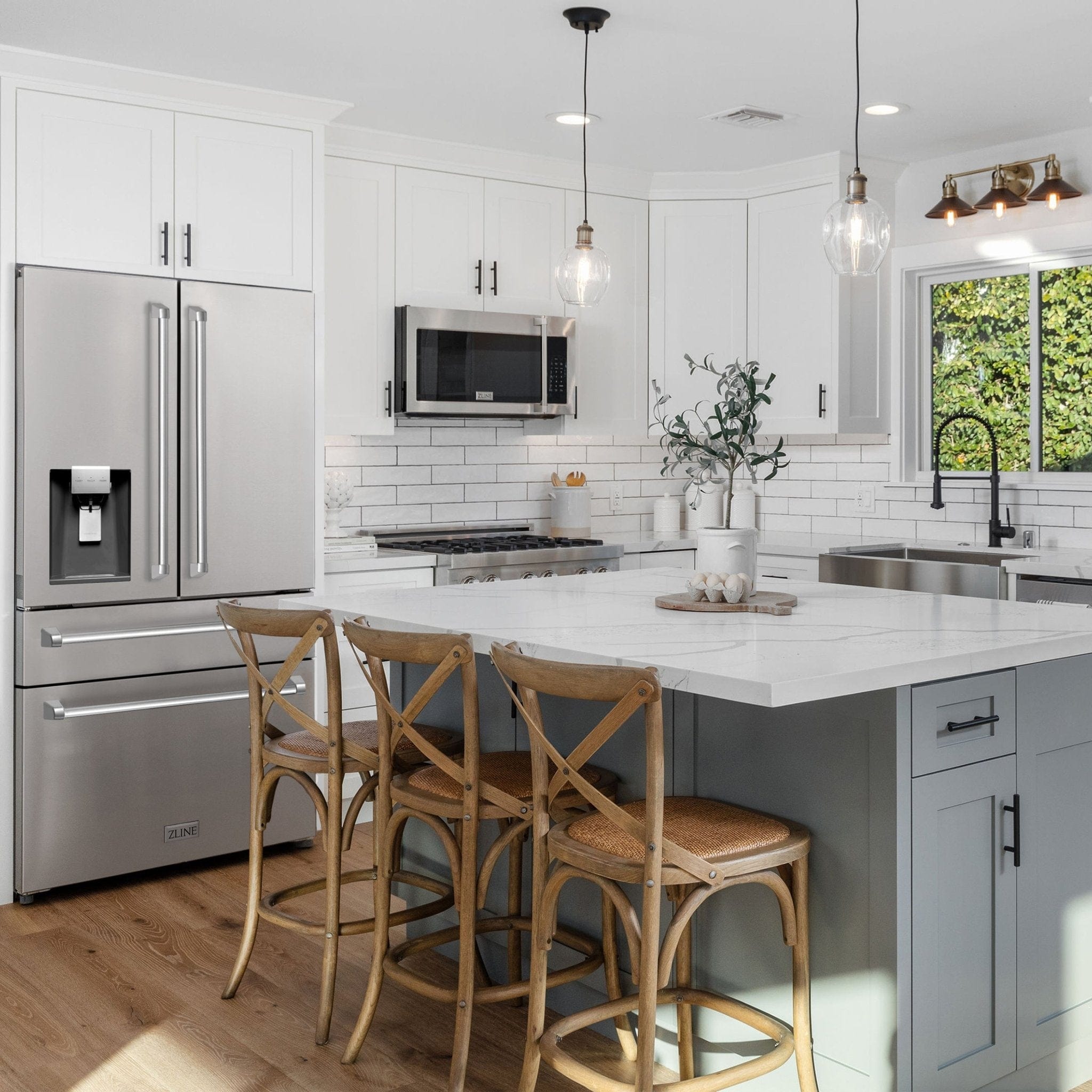 Farmhouse Kitchen Refrigerator | Farmhouse Kitchen and Bath