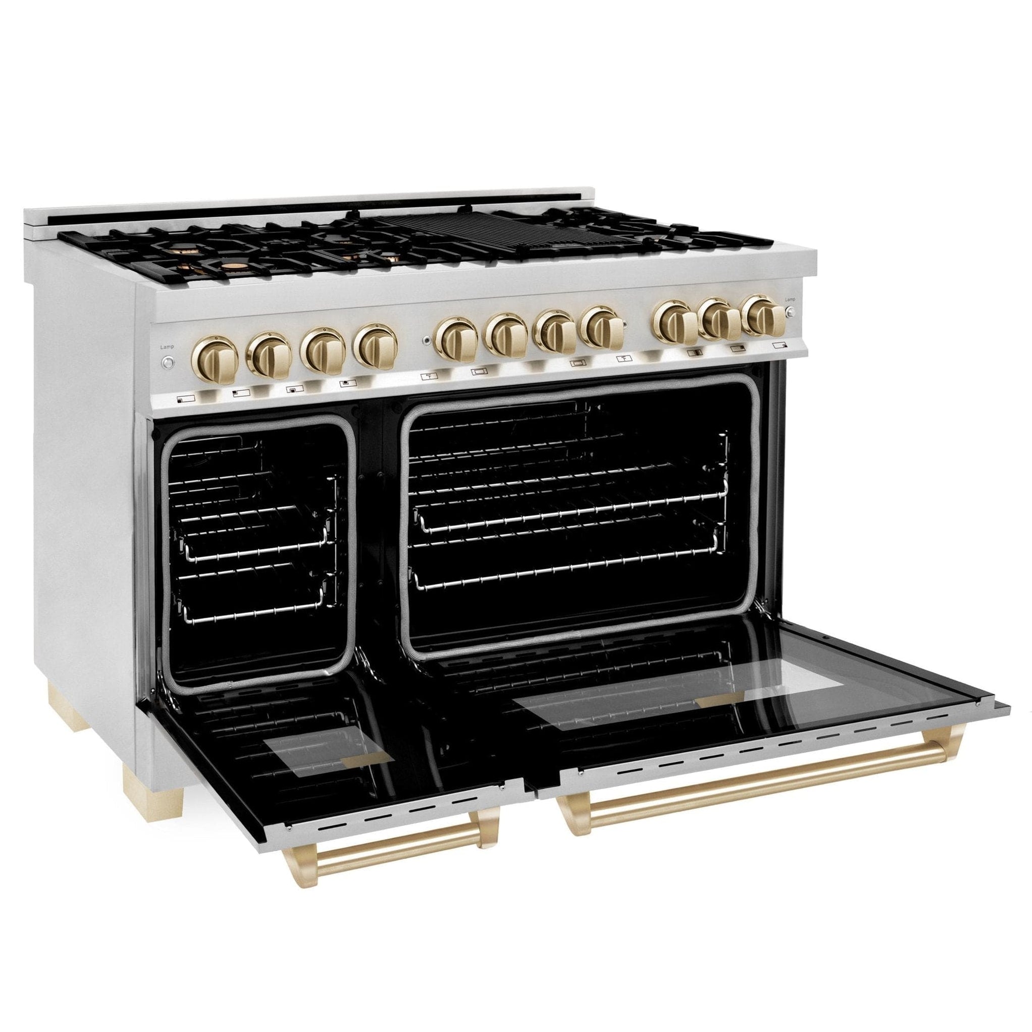 ZLINE 48" Autograph Edition, Dual Fuel Stainless Steel Range ...