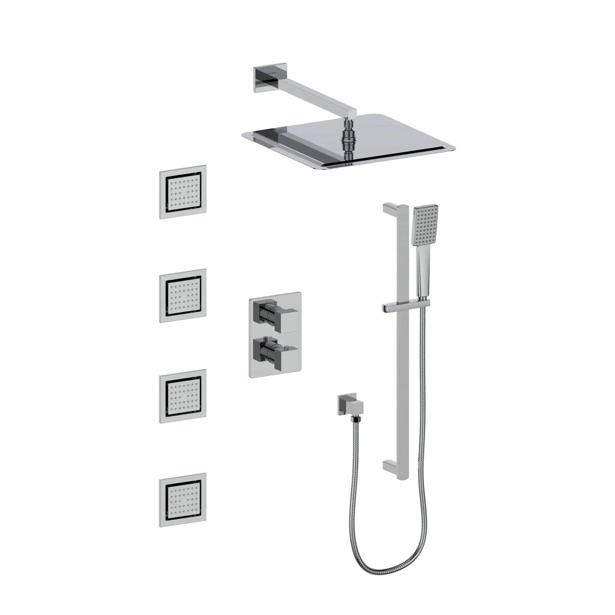 ZLINE Crystal Bay Thermostatic Shower System w Body Jets CBY-SHS-T3-CH ...